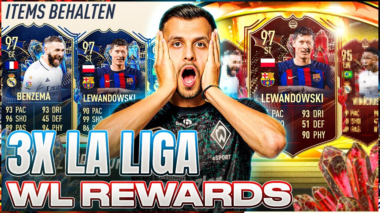 OMG! 2x 97+ TOTS🤯 MEINE 3x LA LIGA TOTS REWARDS - YouTube