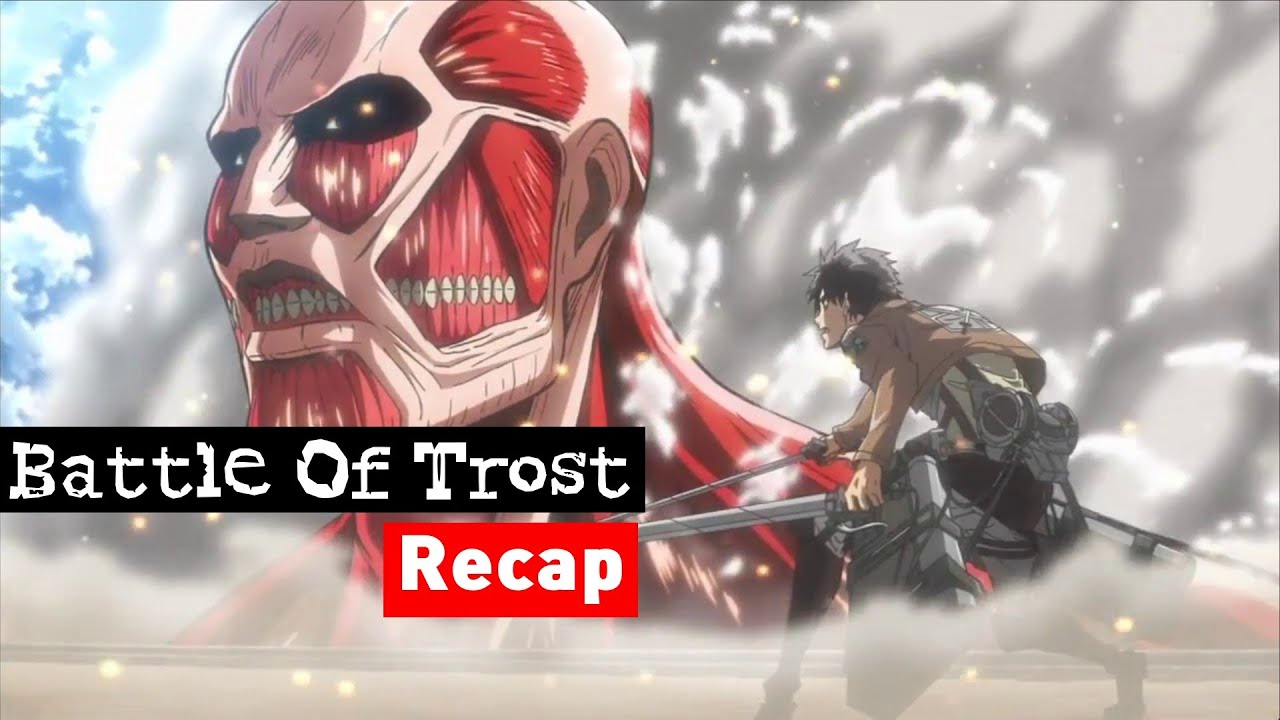 Attack On Titan : Battle Of Trost District Arc : Recap (Part-1)(English ...