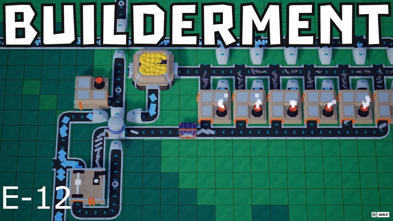 Builderment E-12, Storage, Concrete and Rotors - YouTube