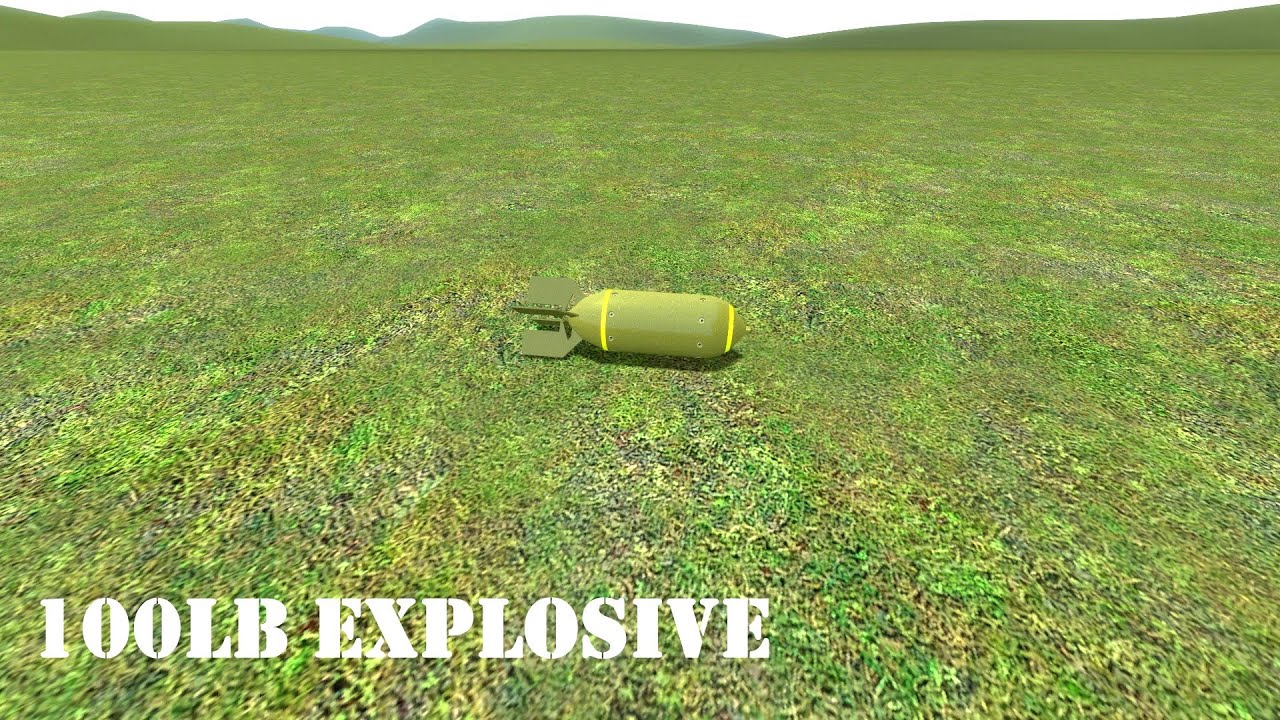 HBOMBS Expansion Showcase, 100lb Explosive - GMOD - YouTube