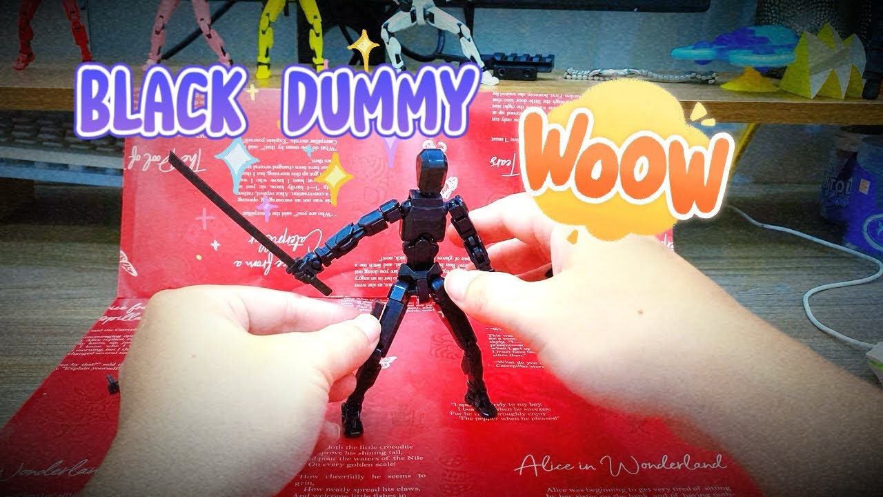 Black Dummy #dummy #toys #3dprinting - YouTube
