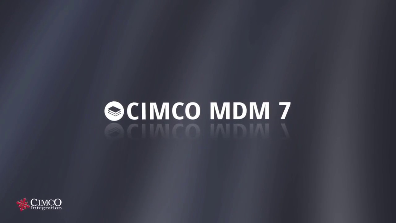 CIMCO MDM – Manufacturing Data Management - YouTube