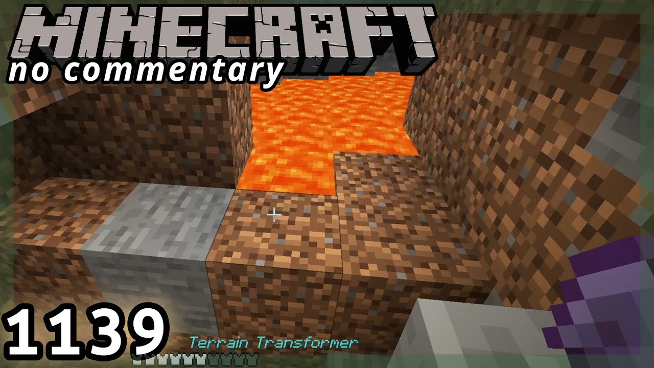 Late-Game Minecraft 1139 :: Mining Lava Lake Dirt - YouTube