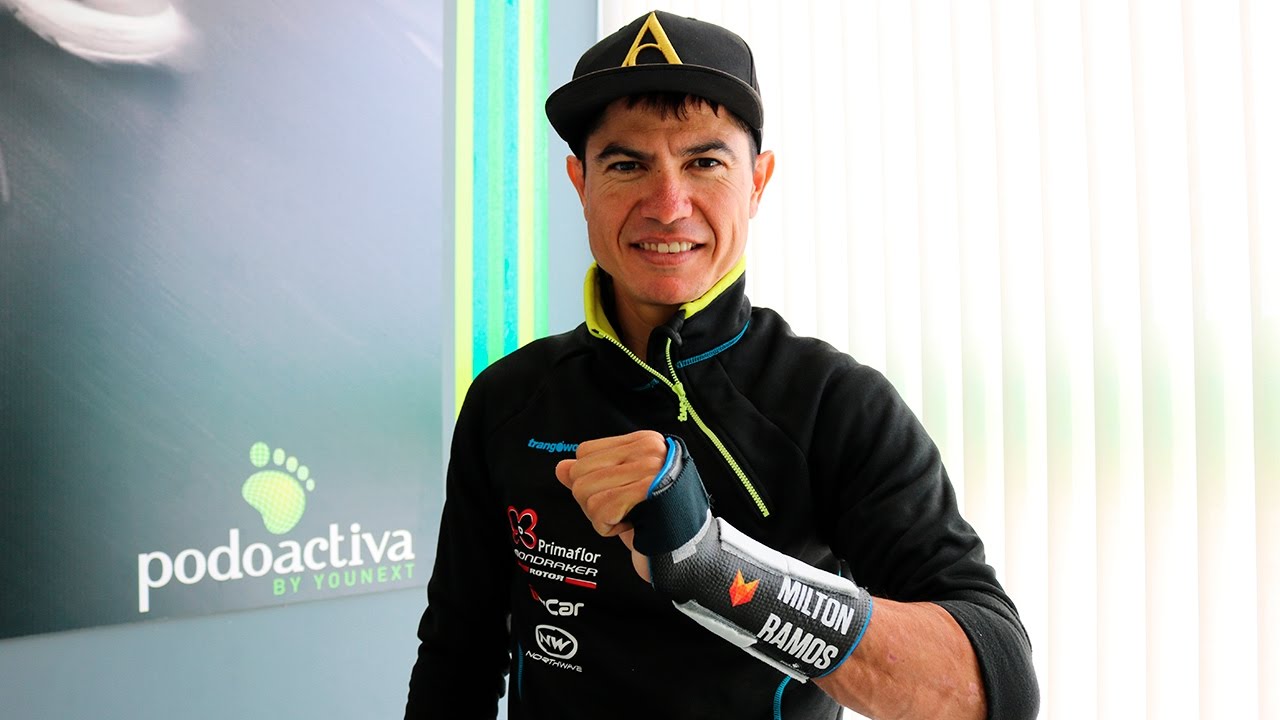 El ciclista profesional Milton Ramos nos cuenta su experiencia con la férula Younext - YouTube