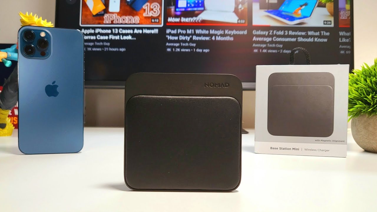 The Perfect "Magsafe" Wireless Charger for iPhone 13!!! Nomad Base ...