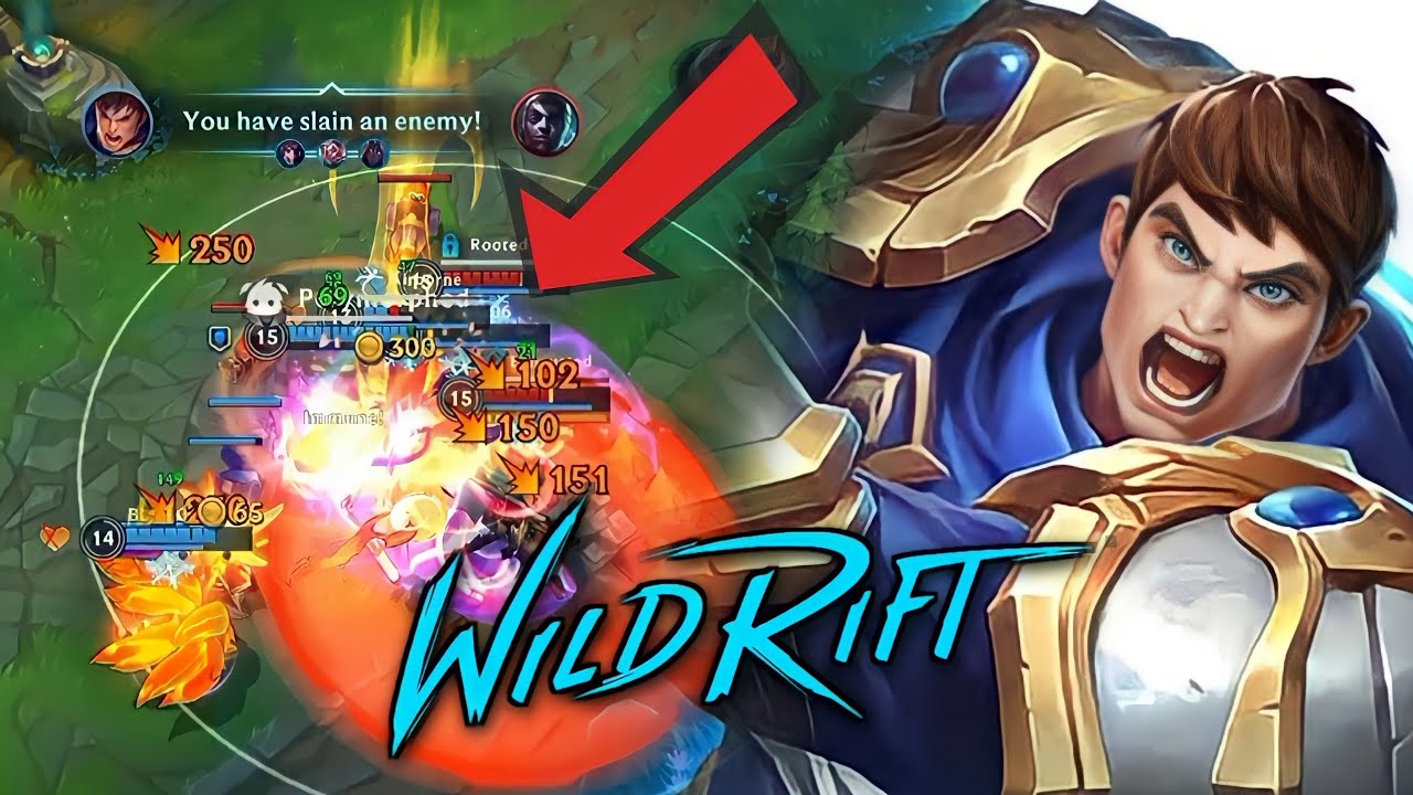 WILD RIFT GAREN GAMEPLAY AND MONTAGE | 1VS ALL🔥 - YouTube