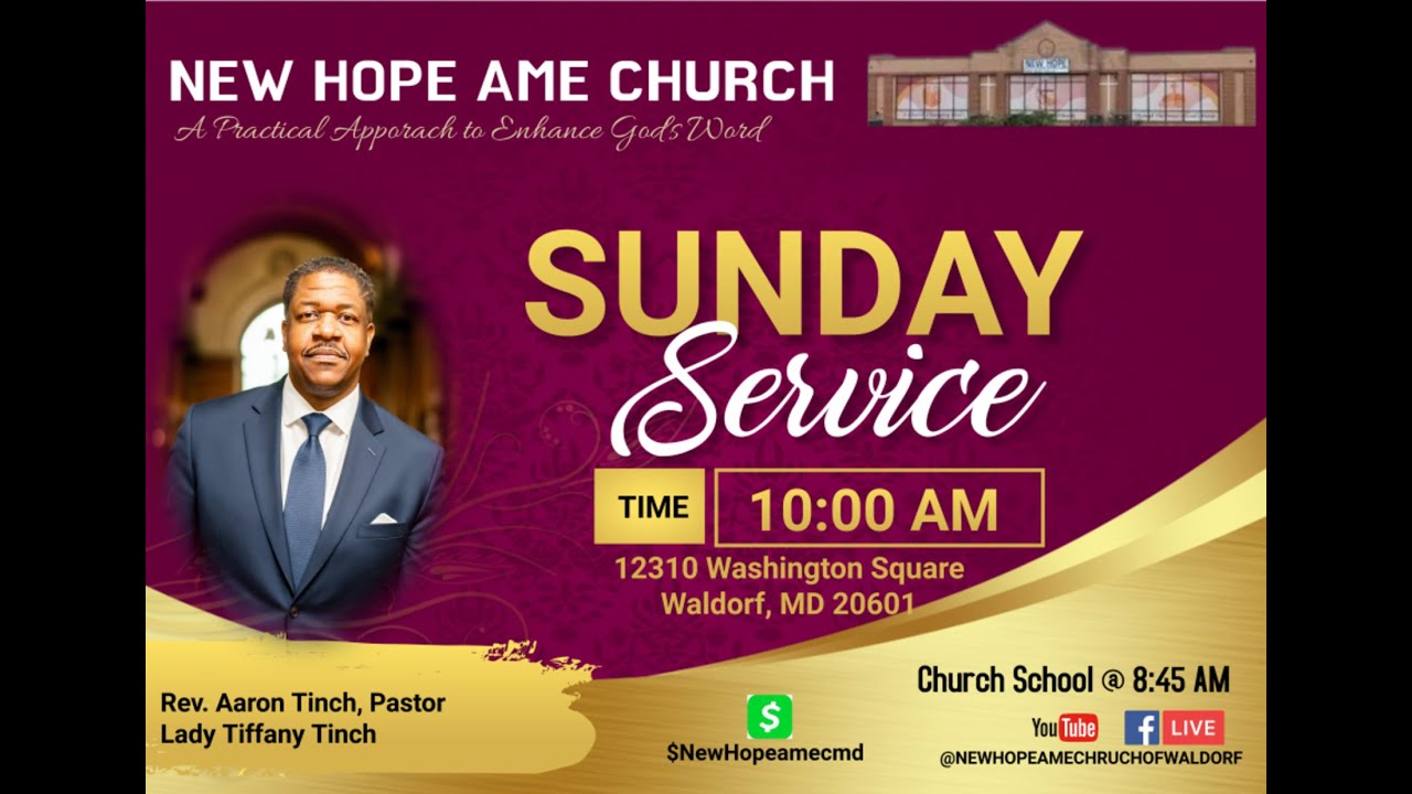 2024 New Hope AME Church Christmas Homecoming Service - December 15 ...