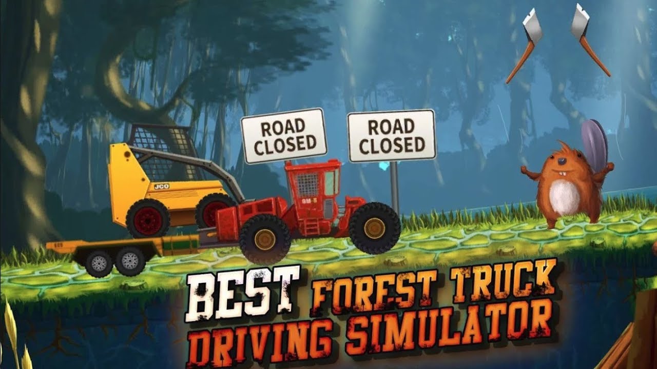 Forest Truck Offroad - Log Truck Video Games - Android Gameplay - YouTube
