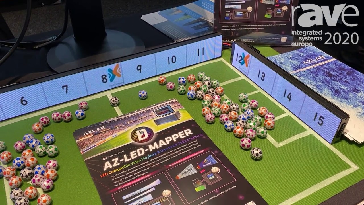 ISE 2020: AZLAB Inc Features AZ-LED Mapper - YouTube