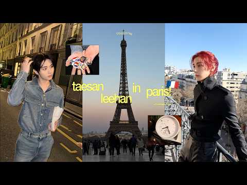 TAESAN & LEEHAN’s First Paris Fashion Week 🇫🇷 • Eiffel Tower • Magazine ShootㅣCourrèges FW26 Show