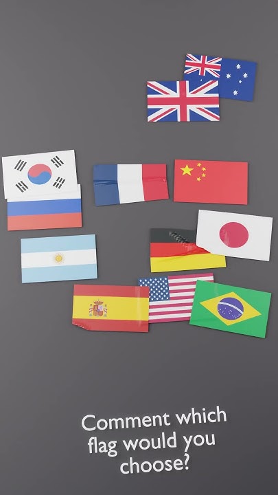 Country flags cloth simulation - YouTube