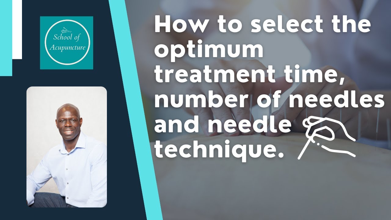 How to select the optimum treatment time, number of needles, and ...