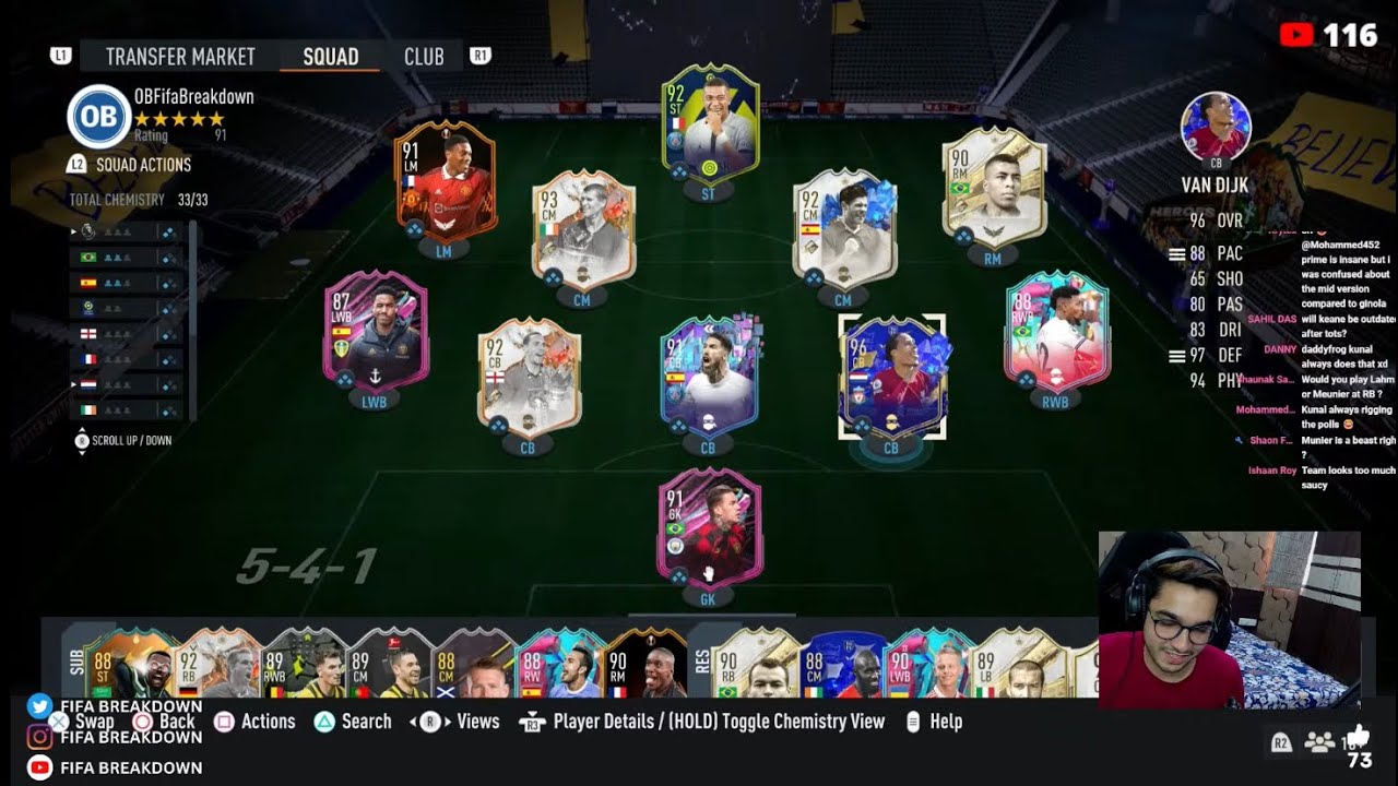 Turning Into A Rat | Learning And Mastering 5-4-1 Formation Live | FIFA ...