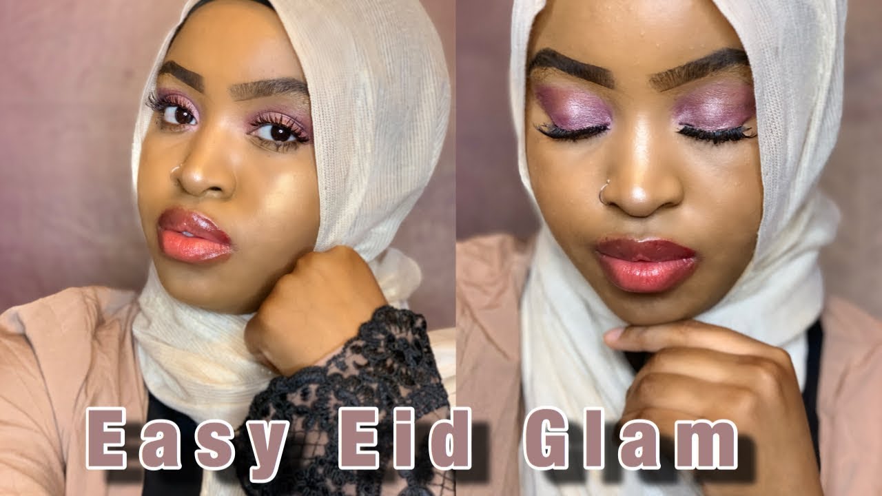 HOW TO| Easy Eid Glam MAKEUP TUTORIAL - YouTube