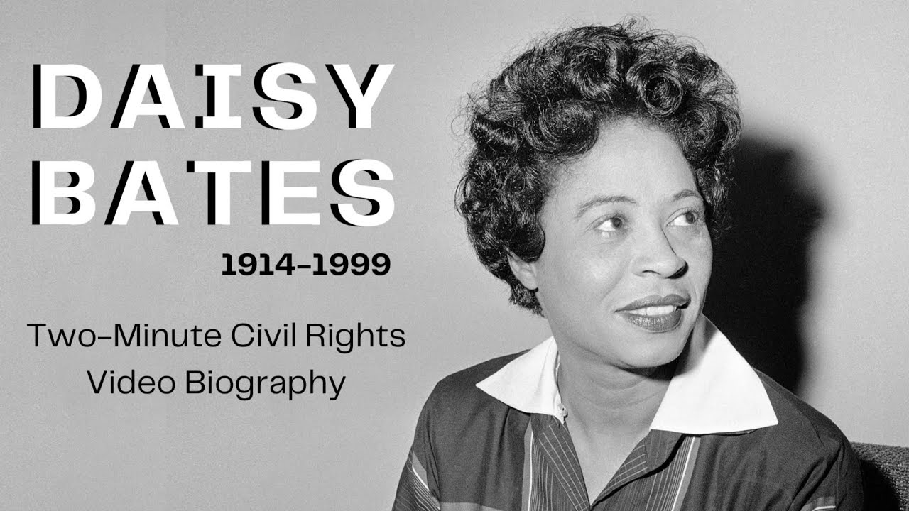 2 Minute Civil Rights Video Biography | Daisy Bates - YouTube
