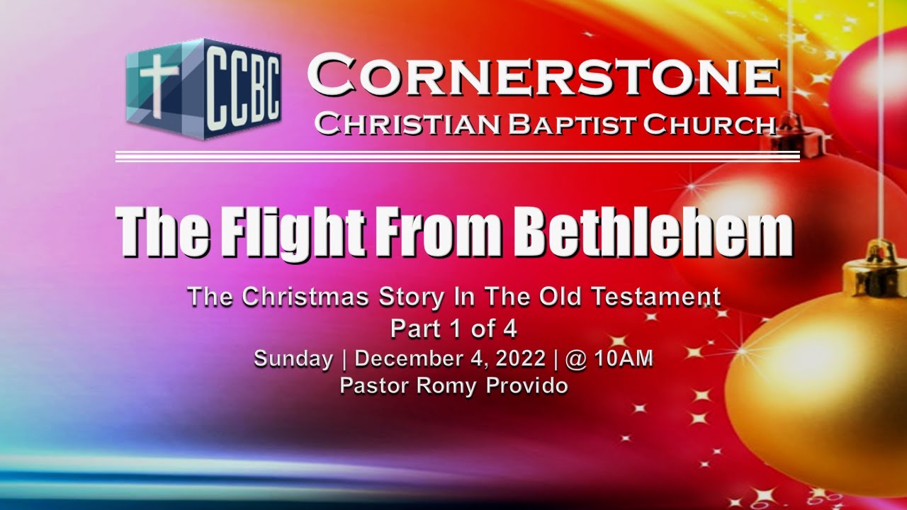 The Flight From Bethlehem | The Christmas Story In The Old Testament ...