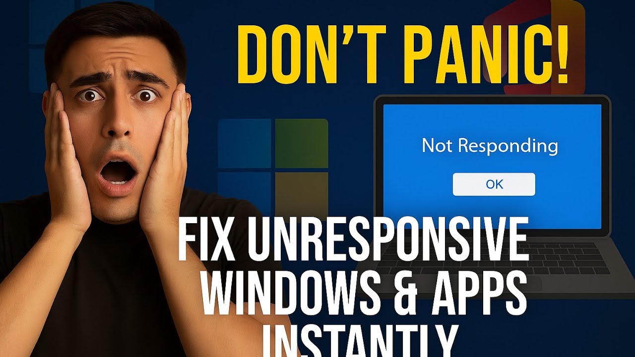 Don't Panic! Fix Unresponsive Windows & Apps Instantly - YouTube