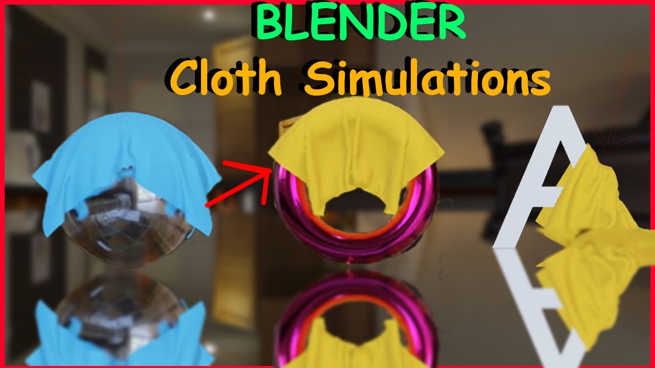 Blender Cloth Simulations - Compilation - YouTube