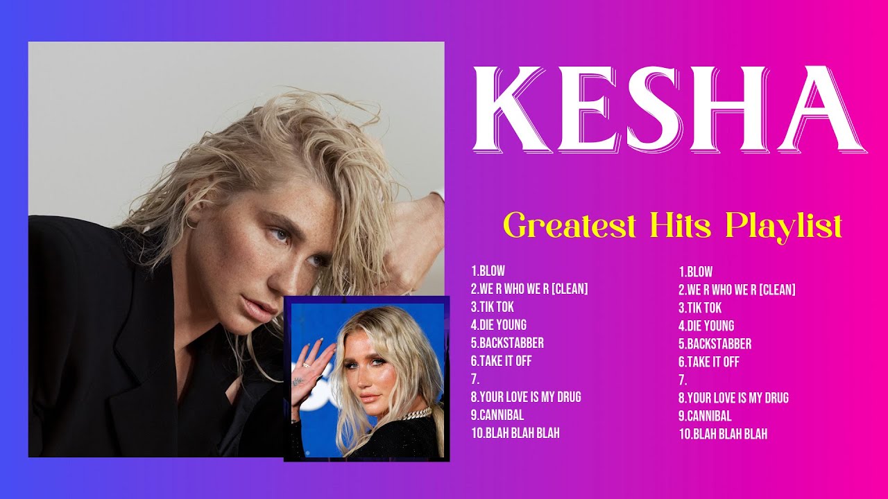 Greatest Hits of Kesha Playlist ~ Top 100 Artists To Listen in 2024 ...