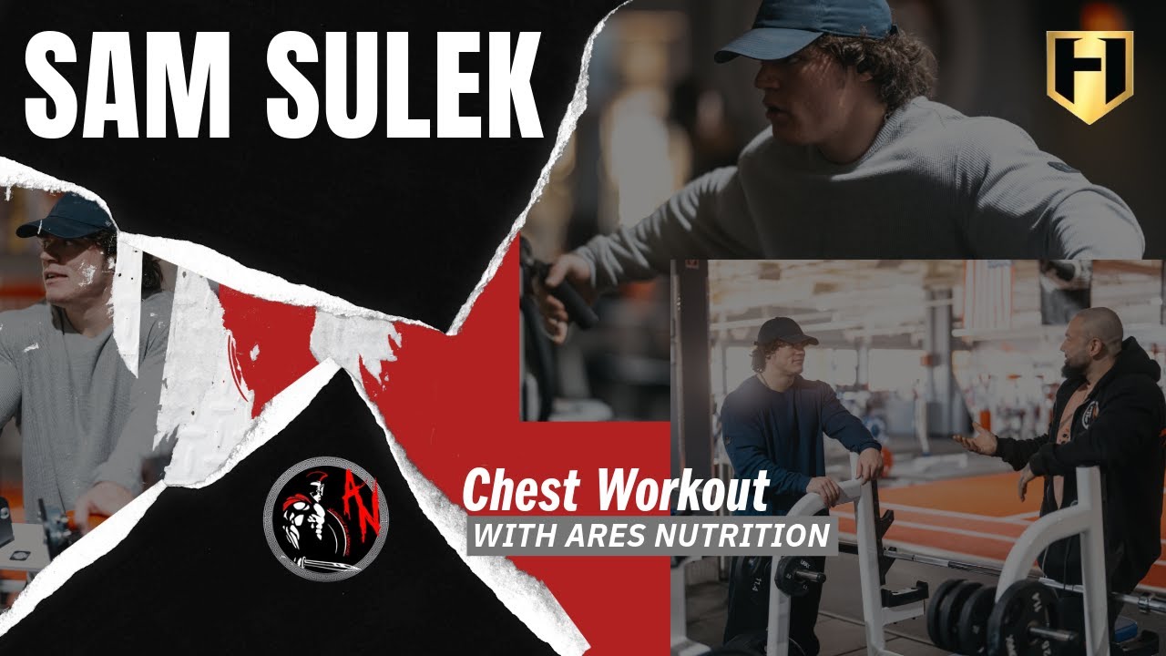 SAM SULEK, BEN CHOW, ARES Train Chest At Performance Strength Academy - YouTube