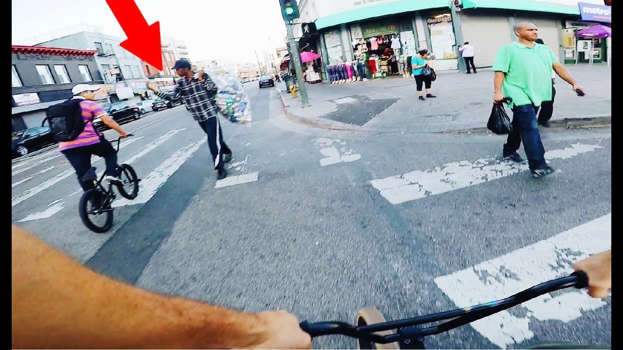 RIDING BMX IN SECRET ALLEYS OF LA (BMX IN THE HOOD) - YouTube