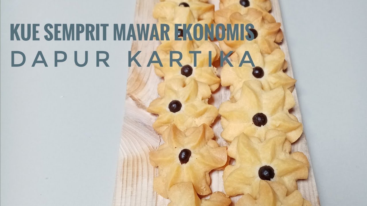 TUTORIAL!!! MEMBUAT KUE KERING SEMPRIT MAWAR DENGAN UKURAN SAMA, RESEP ...