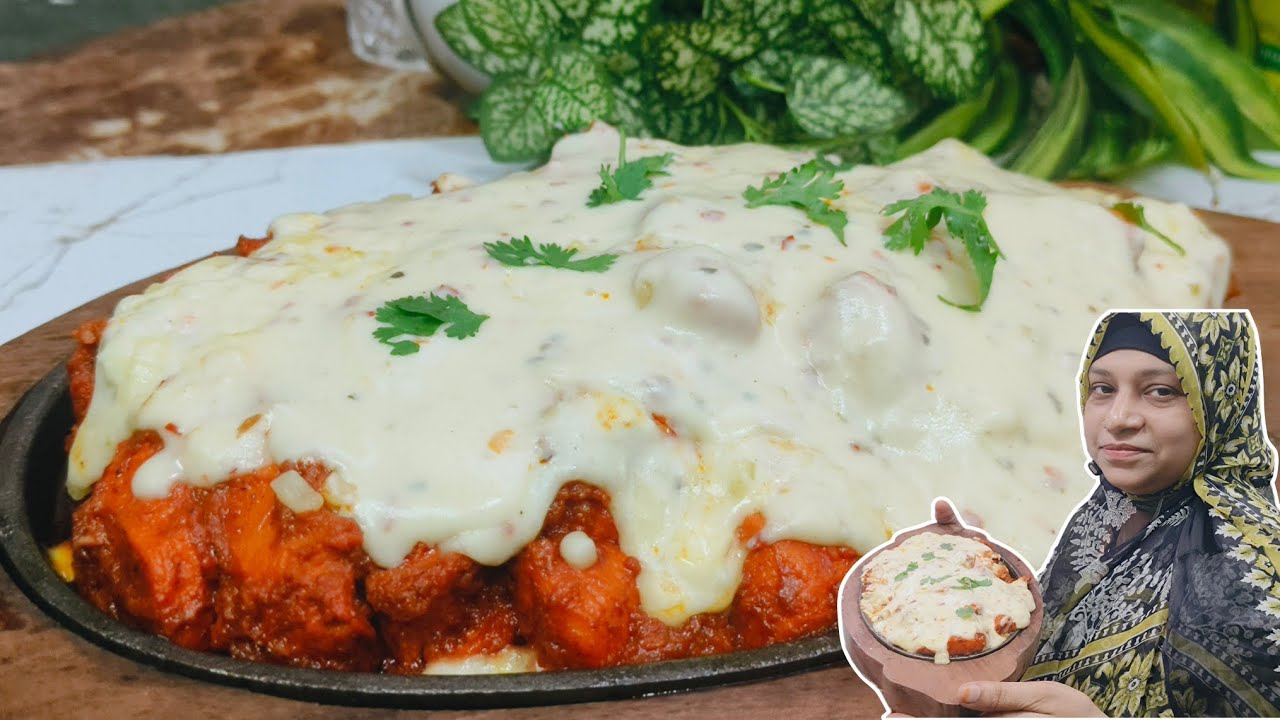 Turkish style chicken recipe | Creamy rich turkish chicken sizzler ...
