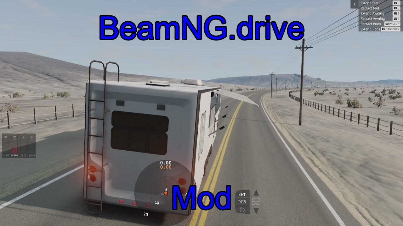 Jonson Valley Sports RV Caravan: BeamNG Mod Adventure & Community - YouTube