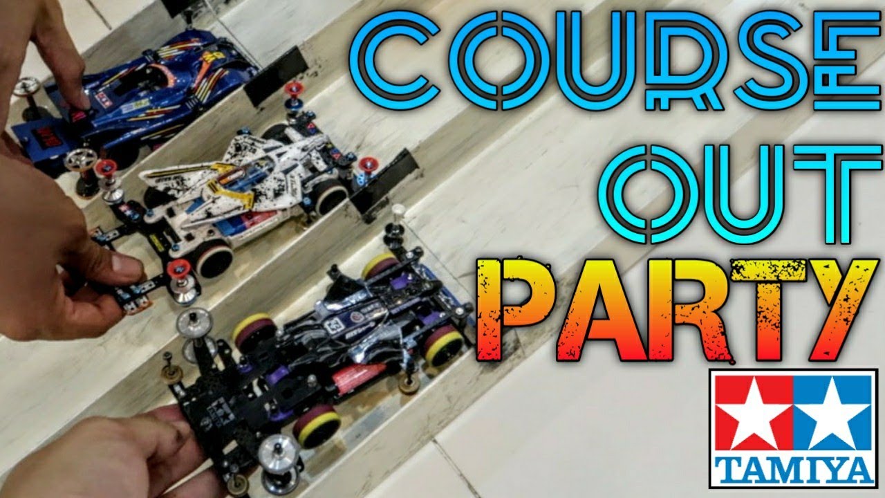 TAMIYA COURSE OUT PARTY【ミニ四駆】Mini 4WD Tamiya Indonesia #151 - YouTube