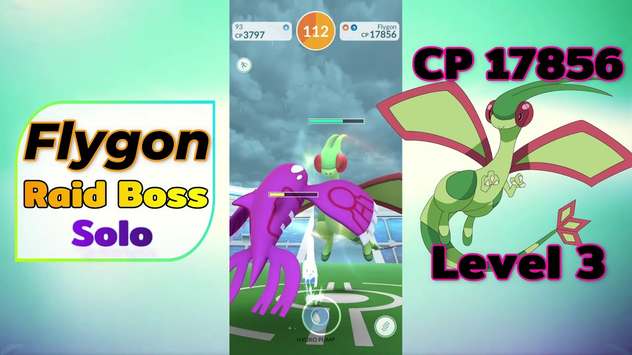 FLYGON RAID BOSS LEVEL 3 SOLO - YouTube