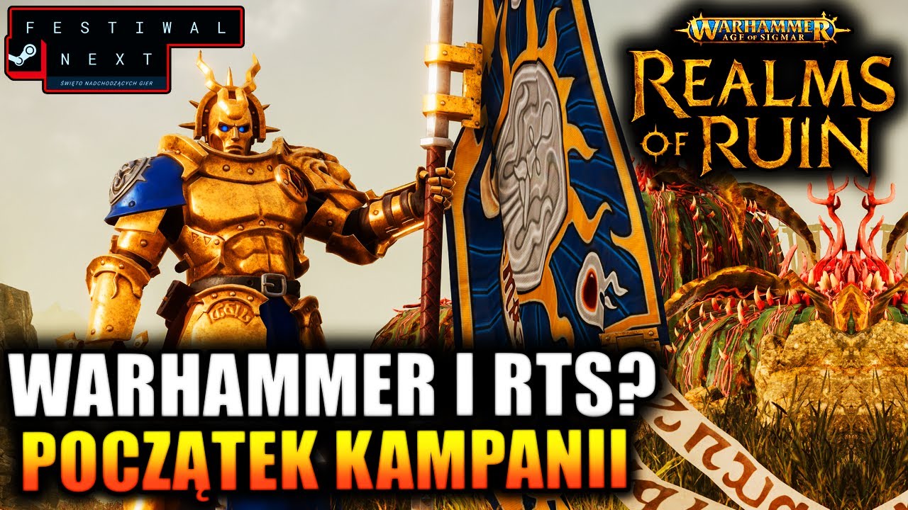 Początek kampanii w nowym RTS! Gromowładni w akcji | Warhammer Realms ...