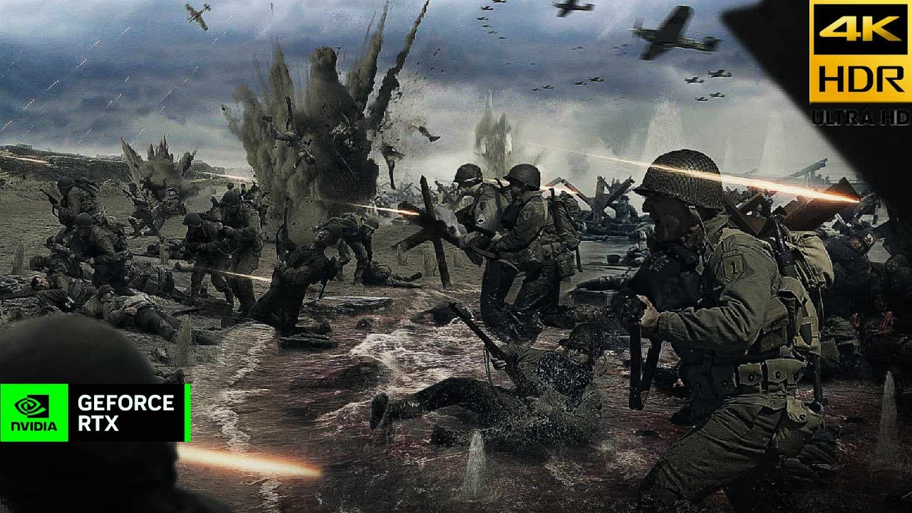 Commando attack : call of duty ww2 Realistic UHD [4K 60FPS] Gameplay | No Commentary - YouTube