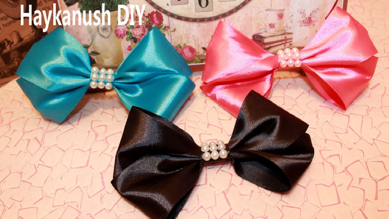 How to Make Simple, Cute BOW, Easy Tutorial - YouTube