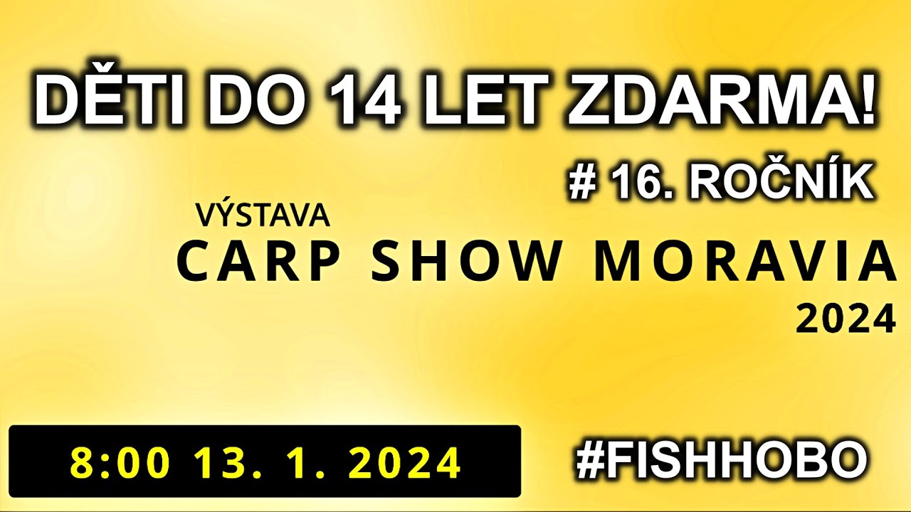 CARP SHOW MORAVIA 2024 carp fishing lov kapra karpfen angeln #fishhobo ...