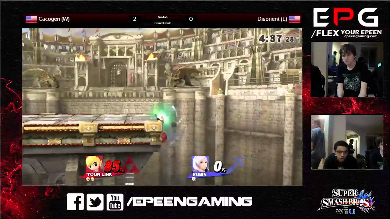 ePG Weekly - Cacogen (Toon Link) Vs. Disorient (Palu/Shulk/Robin/Roy ...