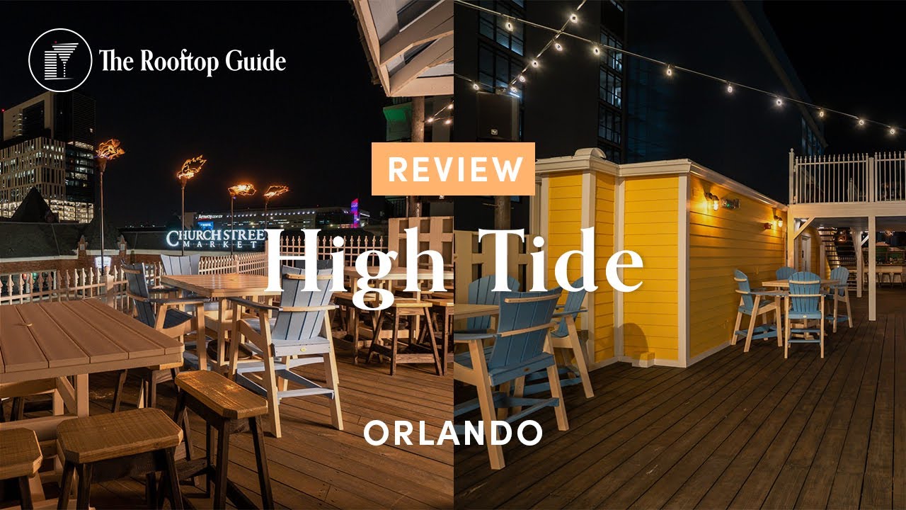 High Tide Rooftop Bar in Orlando - Review - YouTube