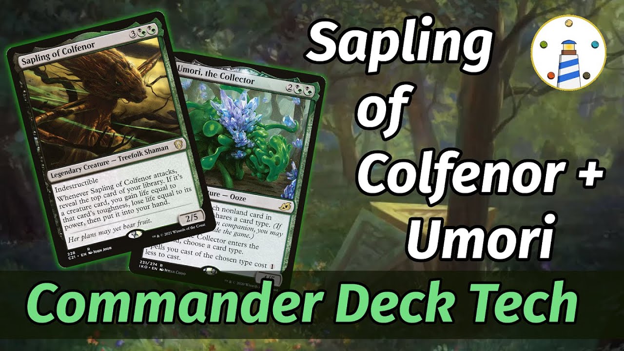 MTG Commander & Companion Deck - Sapling of Colfenor / Umori the ...