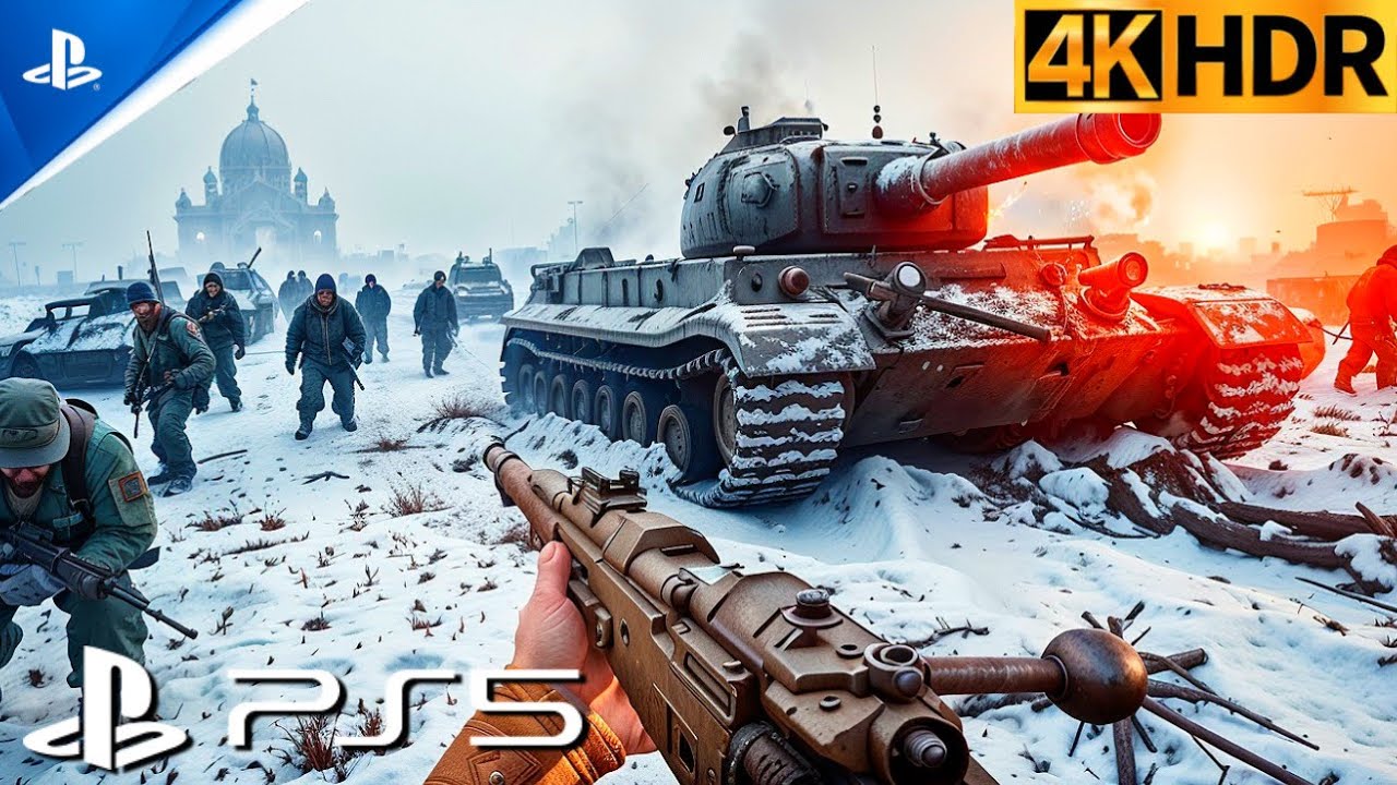 (PS5) RUSSIAN WINTER WAR™ | Ultra Realistic Immersive Graphics Gameplay ...