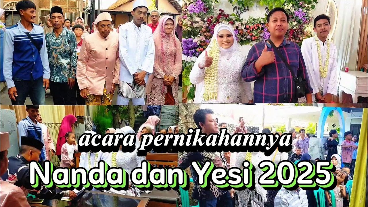 acara pernikahan Ananda Nanda dan Yesi kota Cirebon 2025 - YouTube