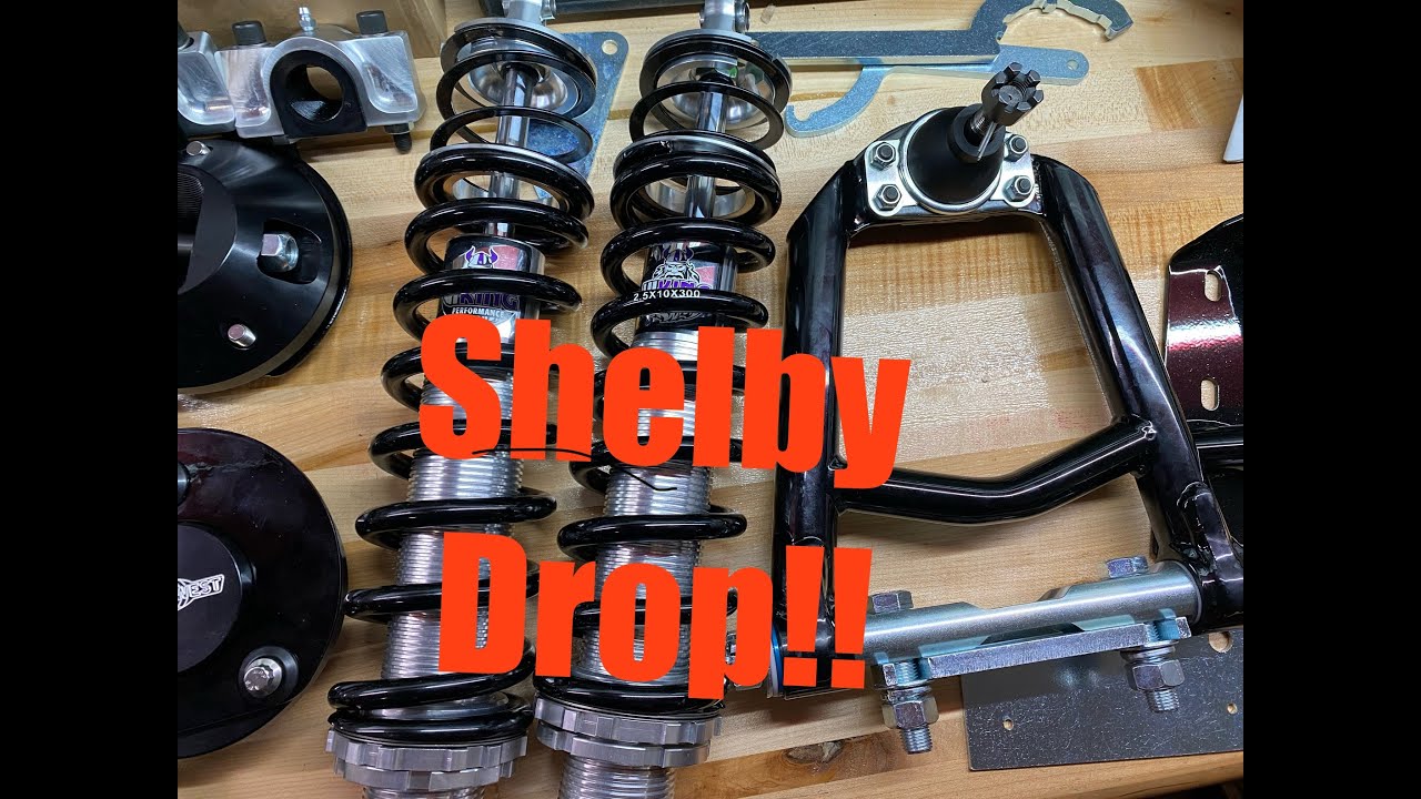 DIY Drilling Shelby Drop & Upper Shock Mount for coilovers on my 69 ...