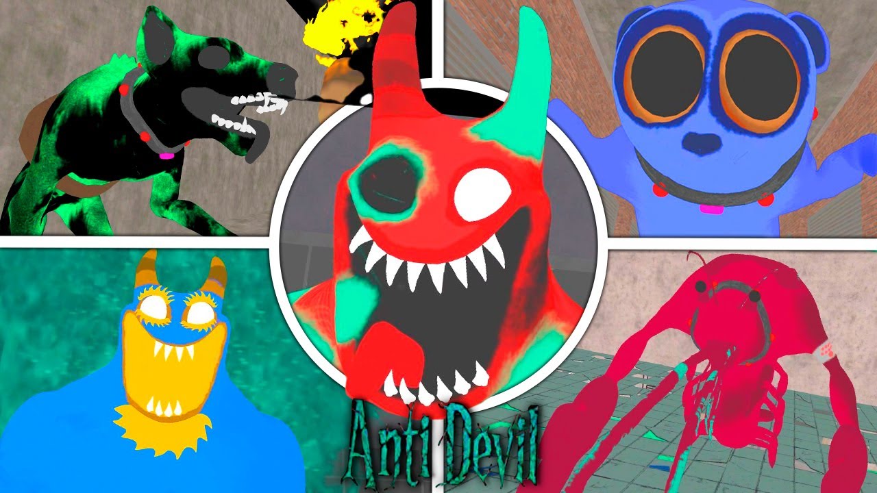 Garten of Banban 8: Anti Devil - All Jumpscares + All Bosses (Full ...