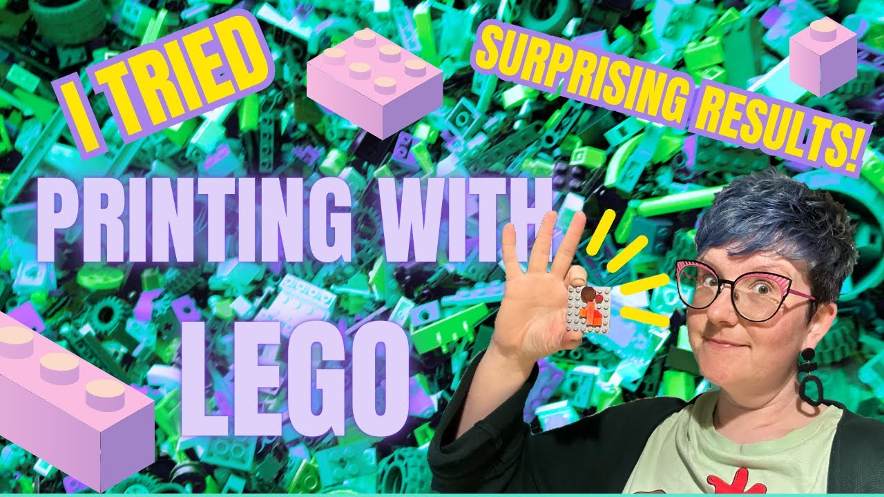LEGO Printmaking! | Using LEGO Dots to Create Unique Prints - YouTube