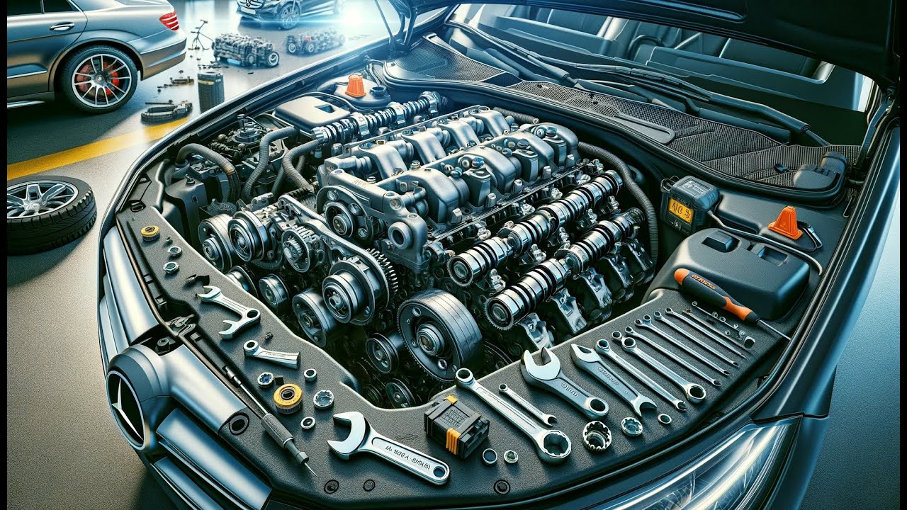 HOW TO REPAIR: P001685 Mercedes GLE 400 M276 M278 engine camshaft ...