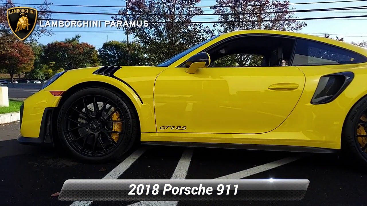 Used 2018 Porsche 911 GT2 RS, Paramus, NJ A185T - YouTube