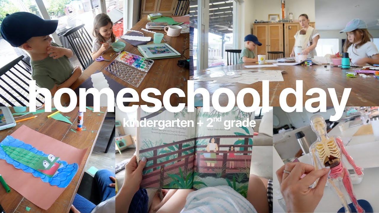 HOMESCHOOL DAY IN THE LIFE VLOG *SUMMER EDITION* | kindergarten ...