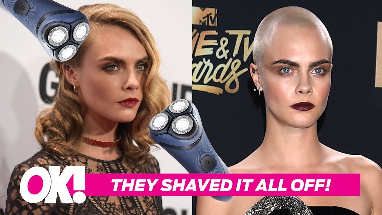 5 Female Celebs That Shaved It All Off! - YouTube