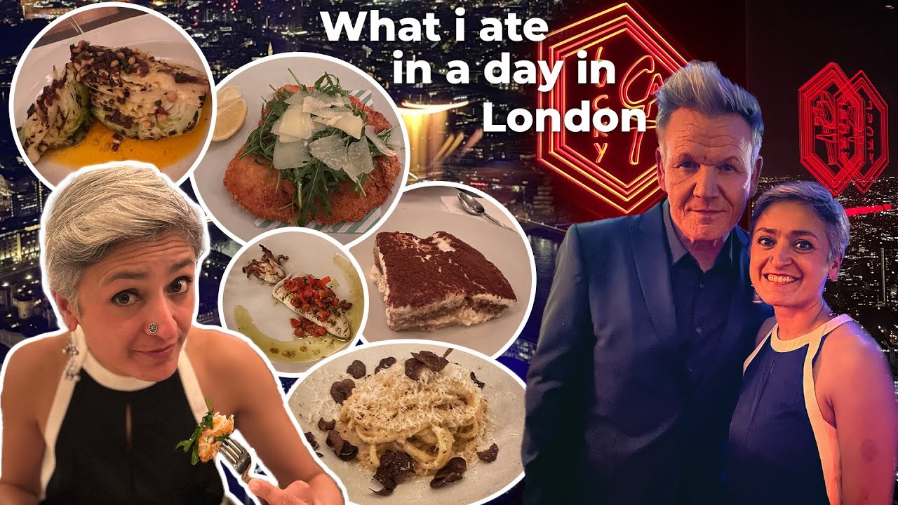 What I eat in a day in LONDON - from afternoon tea to Gordan Ramsay ...