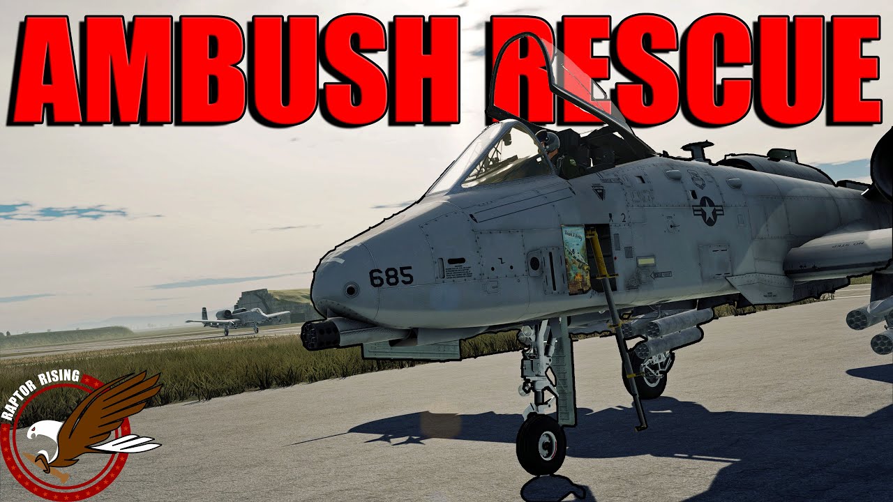 The Warthog CRUSHES an enemy abmush | DCS A-10C II Tank Killer - Op ...