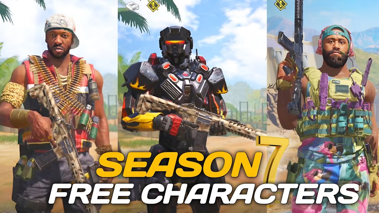 Season 7 Confirm Free Characters Codm | Free Reaper Ride Or die Skin ...