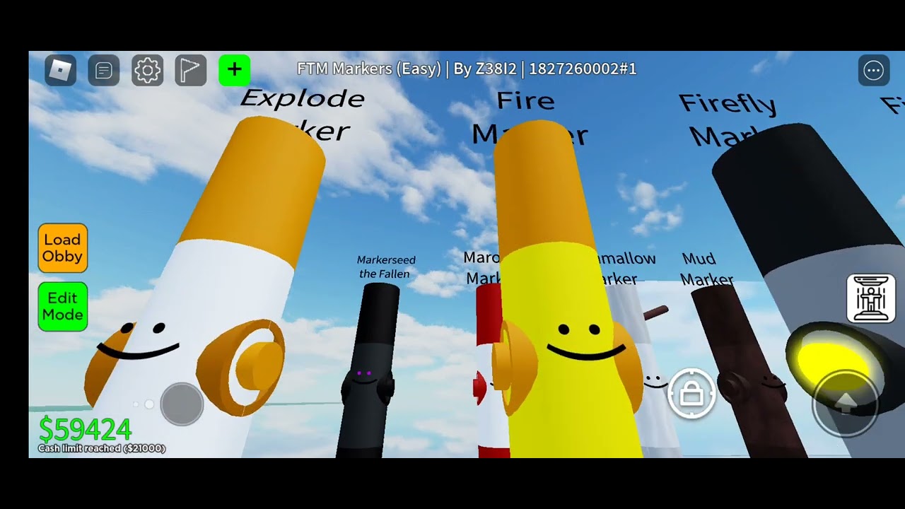 Easy Marker Models on Obby Creator - YouTube